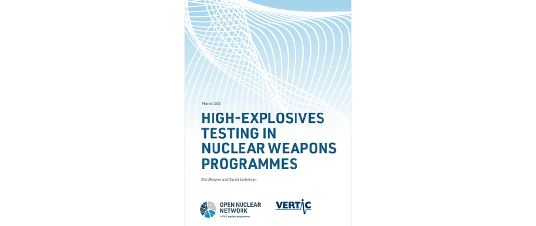 High-Explosives Testing in Nuclear Weapons Programmes | Open Nuclear ...